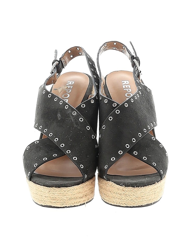 REPORT Women Black Wedges 8 | eBay
