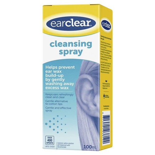 EarClear Cleansing Spray Helps Prevent & Wash Away Ear Wax Build Up ...