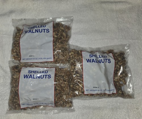 Shelled California Walnuts 3LBS Three Bags Each 1lb | eBay
