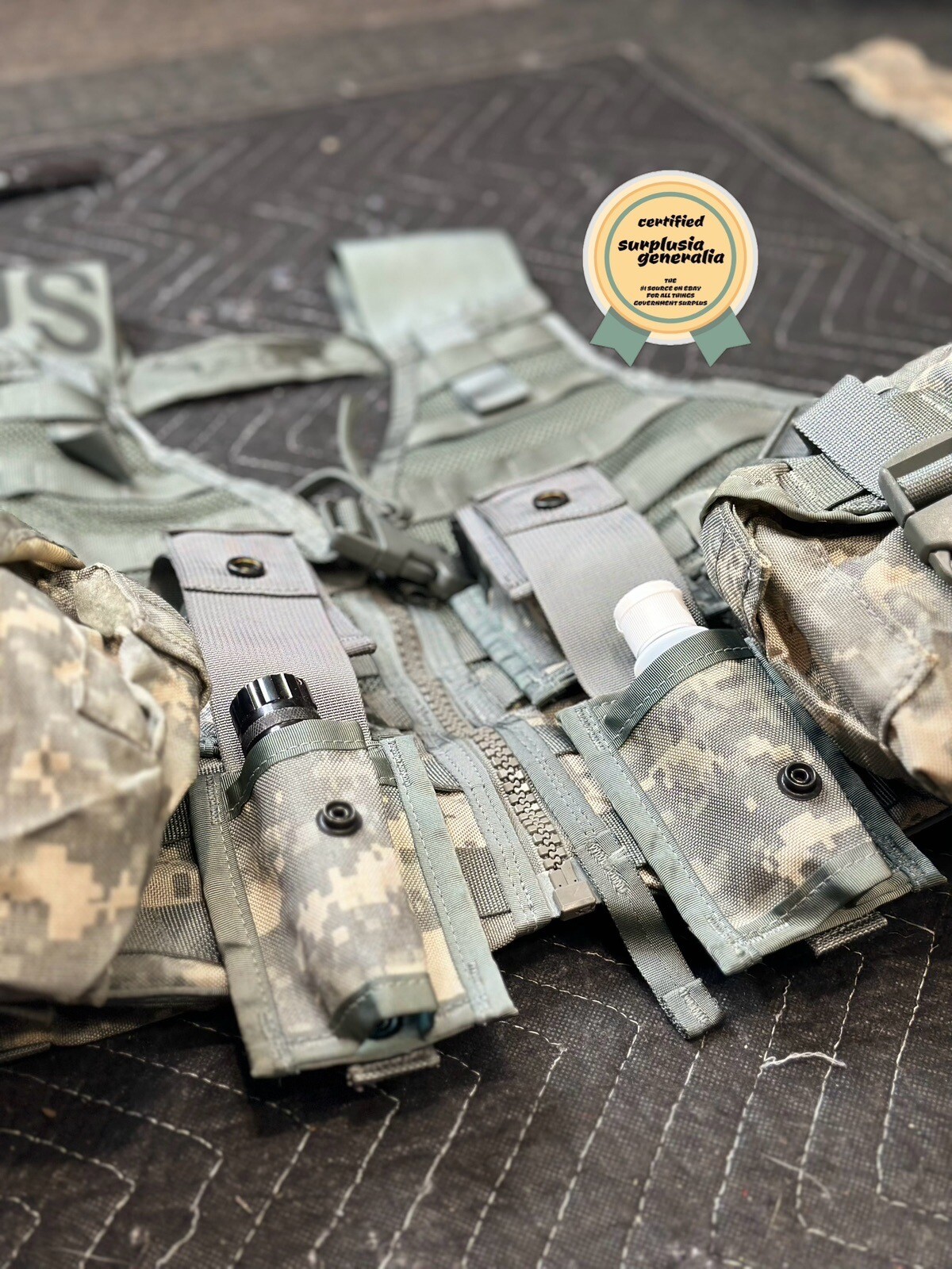 MOLLE II US Army Tactical Vest/Chest Rig! Multi-Purpose Vest w/ 8 ...