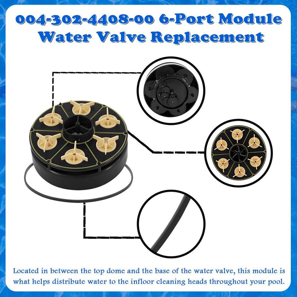 For Paramount 004-302-4408-00 In Floor Pool 6 Port Module with Valve ...