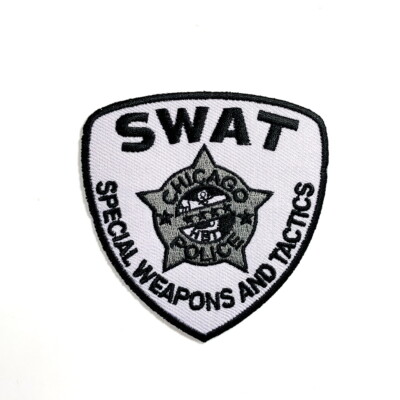 SWAT Department patch Chicago Police Officer Emblem for DIY Iron on ...