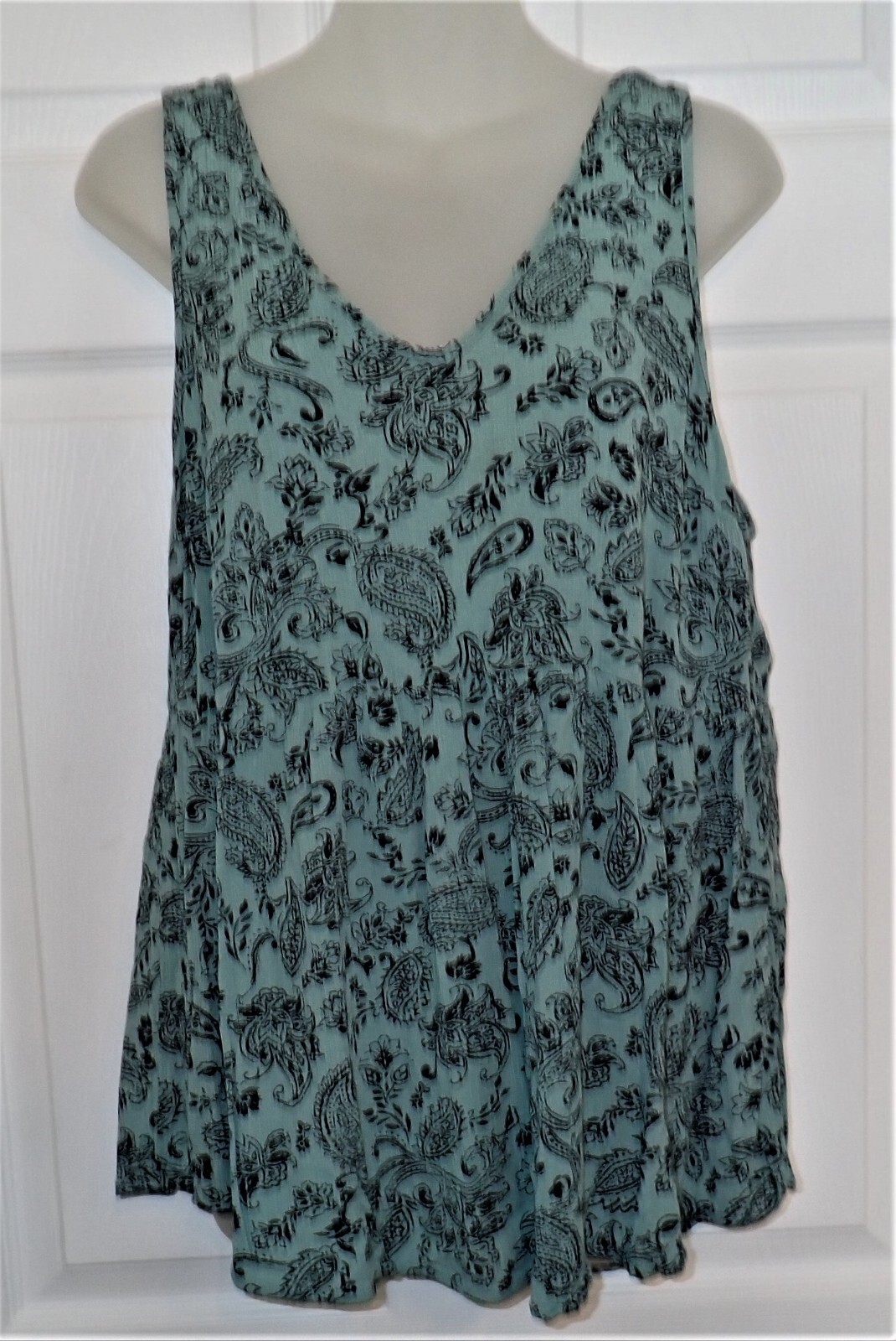Torrid Green & Black Fly away Back Summer Top sz 1 16W | eBay