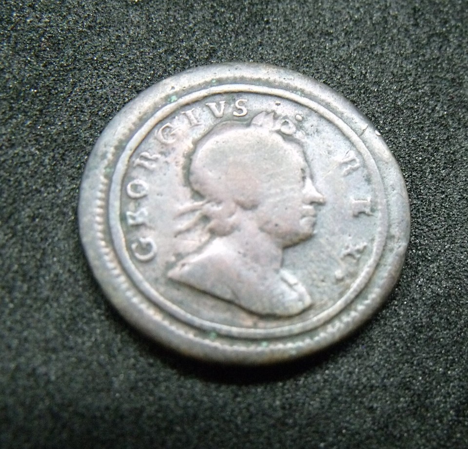 1721 Farthing Coin Copper Great Britain George I Farthing Coin | eBay UK