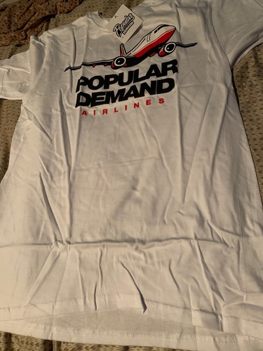 Popular Demand Clothing T-Shirt White Medium New | eBay