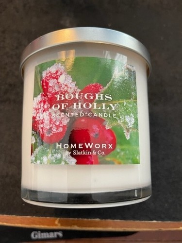 Homeworx by Harry Slatkin Boughs Of Holly 3 Wick 14 oz Candle Holly Fir ...