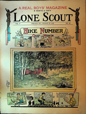 Lone Scout Magazine August 19 1916 Scouting Hiking | eBay