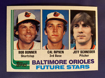 1982 TOPPS #21 CAL RIPKEN JR. ROOKIE RC HOF BALTIMORE ORIOLES SHORTSTOP ...