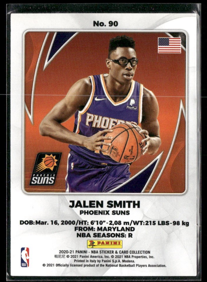 2020-21 Panini NBA Sticker & Card Collection Jalen Smith Cards | eBay