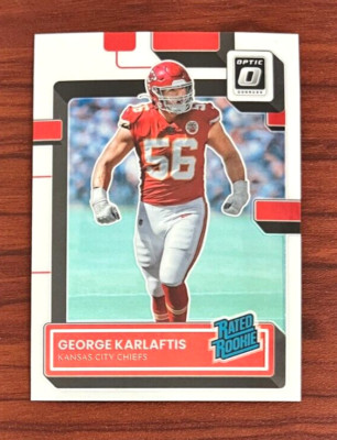 2022 Panini Donruss Optic George Karlaftis Rated Rookie Card #256 RC | eBay