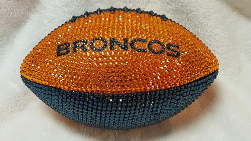CHIEFS SWAROVSKI CRYSTAL FOOTBALL,bling footabll,NFL bling ball,crystal ...
