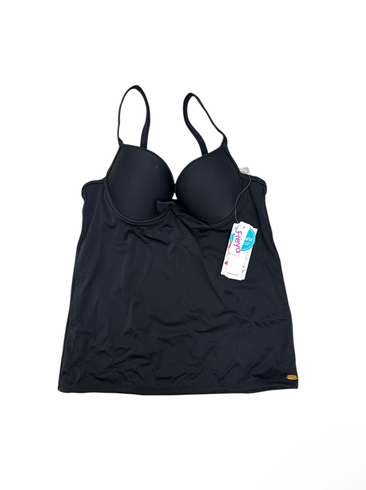 Freya BLACK Deco Underwire Molded Tankini Swim Top, US 30DD, UK 30DD | eBay