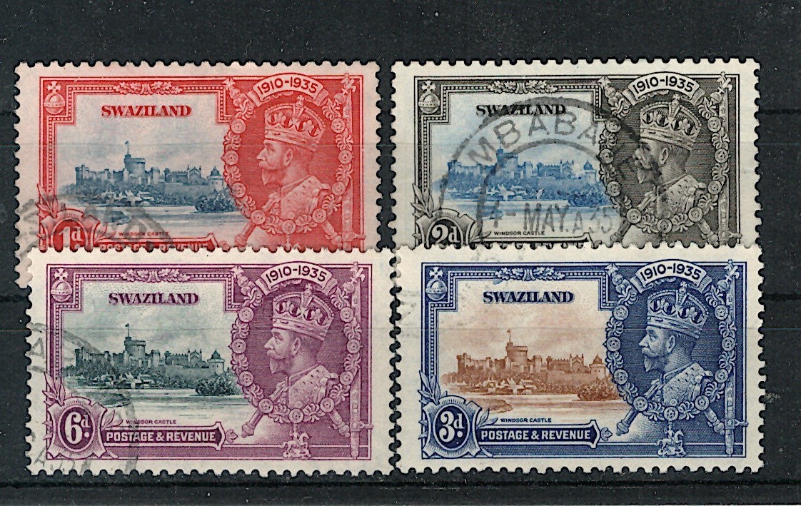 Swaziland 1935 Silver Jubilee set SG 21-24 FU CDS | eBay Australia