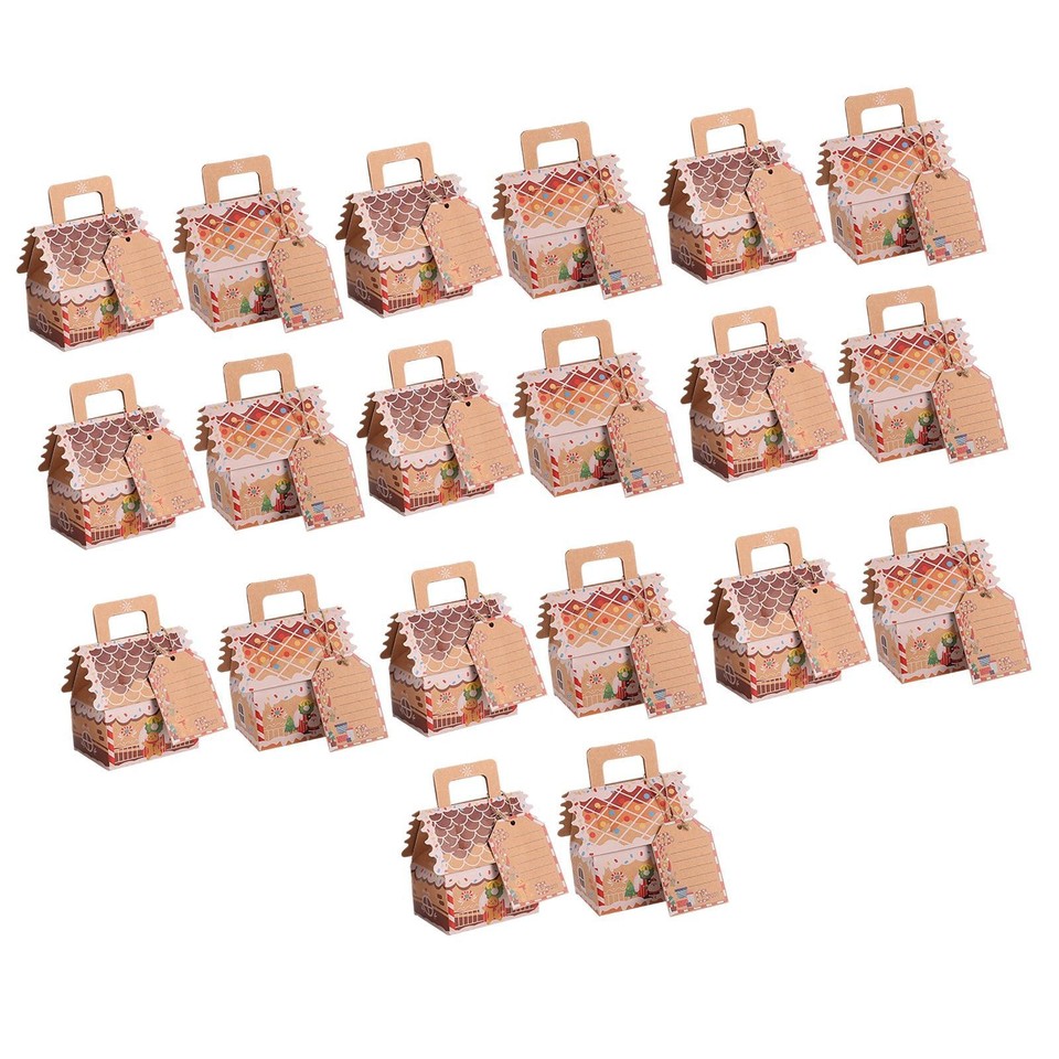 20 Pieces Candy Packing Box Candy Boxes for Festival Christmas Party ...