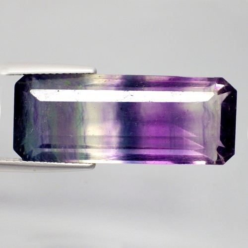 27.68 Ct Glittering (27 x 10) Natural Octagon Brazilian Bi-Color ...