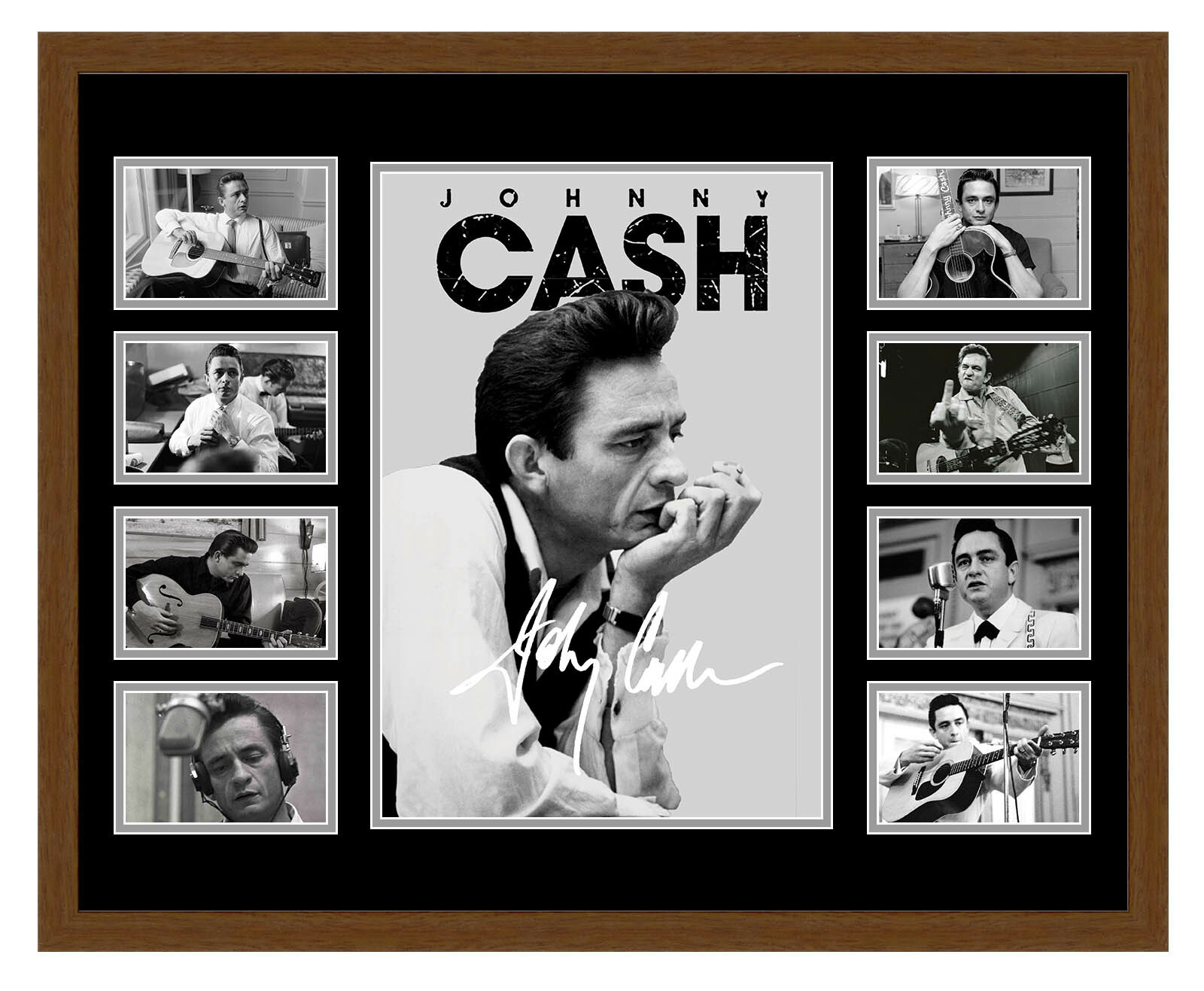 JOHNNY CASH SIGNED LIMITED EDITION FRAMED MEMORABILIA | eBay Australia