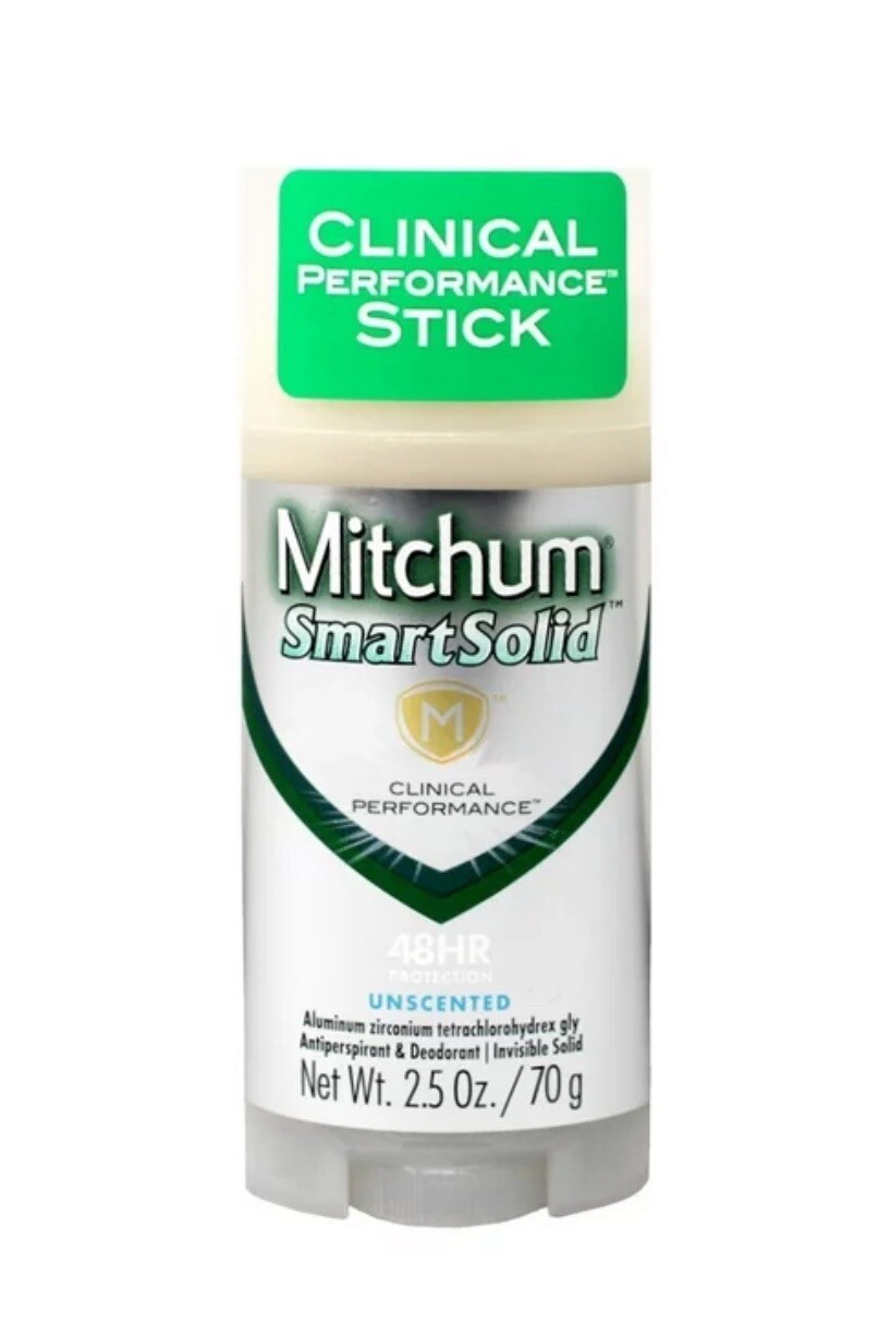 Mitchum Smart Solid Anti-Perspirant & Deodorant Invisible Stick ...