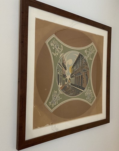 David Goitia Serigraph, Tetuan 252, Artist’s Proof, Matted, Framed ...