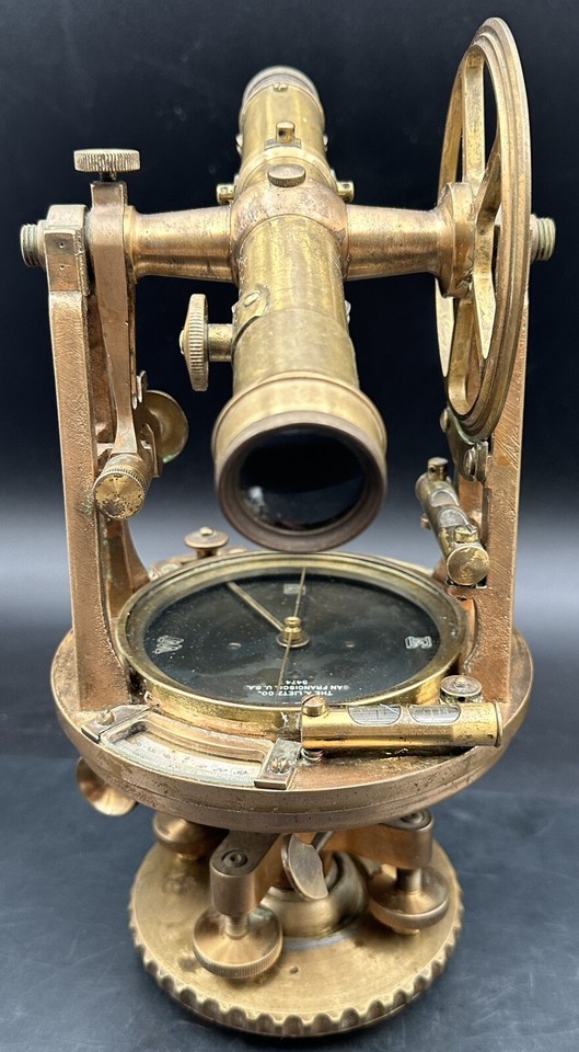 Vintage Lietz Surveying Engineer Transit Theodolite Instrument San ...