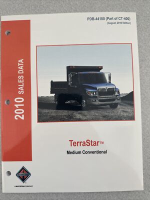 International TerraStar Conventional ENGINE SERVICE MANUAL SALES DATA ...