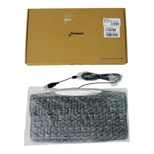 Evoluent Essentials Full Featured Compact Keyboard Wired Black, EKB | eBay