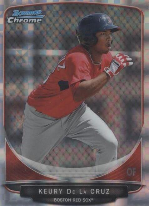 2013 Bowman Chrome - Prospects Keury De La Cruz #BCP219 X-Fractor (RC ...