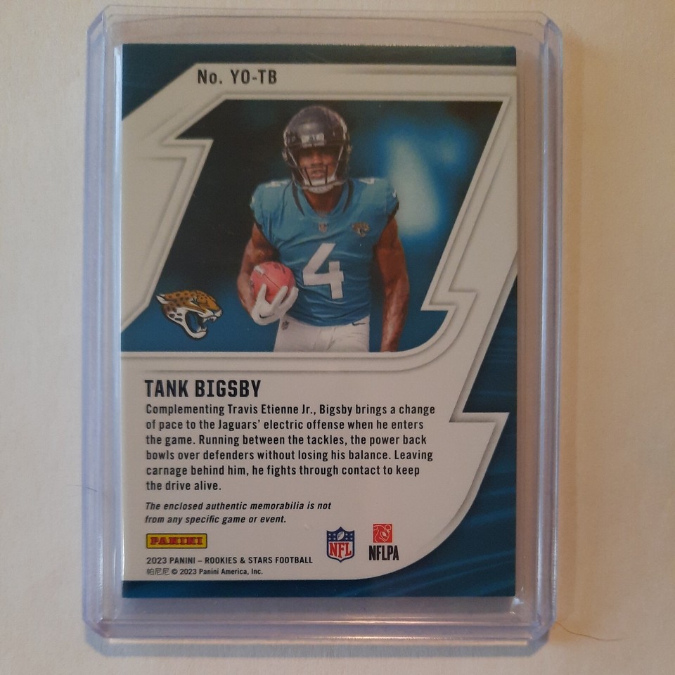 2023 Rookies & Stars Tank Bigsby Year One Patch Rookie Card | eBay