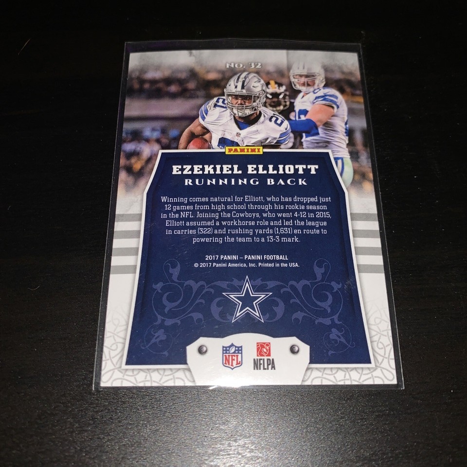 ezekiel elliott Panini 2017 NFL Cowboys Football Card #32 | eBay