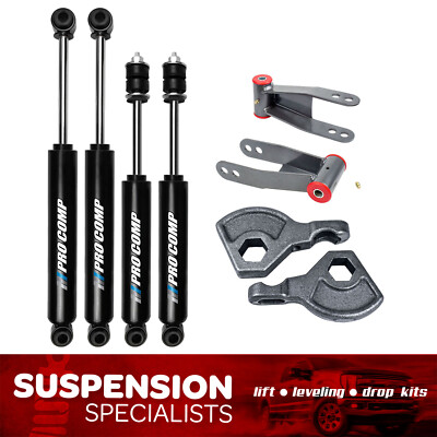 3" Front 2" Rear Lift Kit For 1997-2003 Dodge Durango 4X4 w/ Pro Comp ...