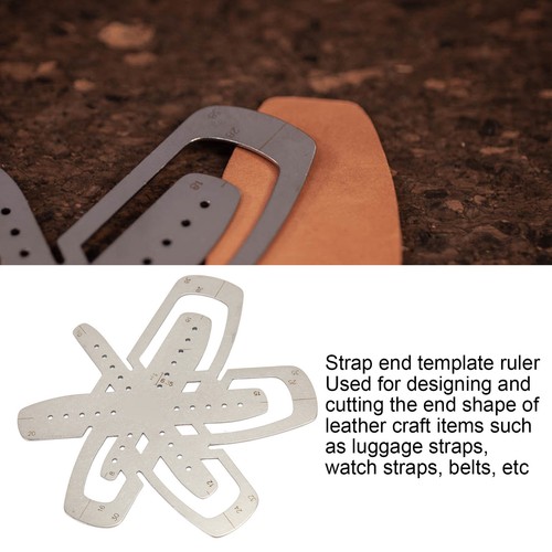 Leather Corner Cutting Ruler Tool Stainless Steel Leather Cutting ...
