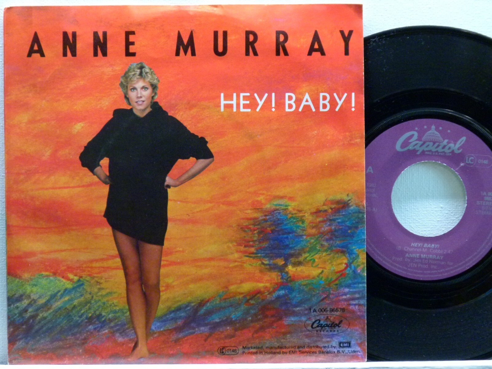 Anne Murray -Hey! Baby! / Song For The Mira NL-1982 Capitol !A 006 ...