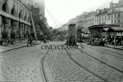 1895 STEAM TRAIN LOCOMOTIVE 721 WRECK 8X12 PHOTO RAILROAD STATION CRASH ...