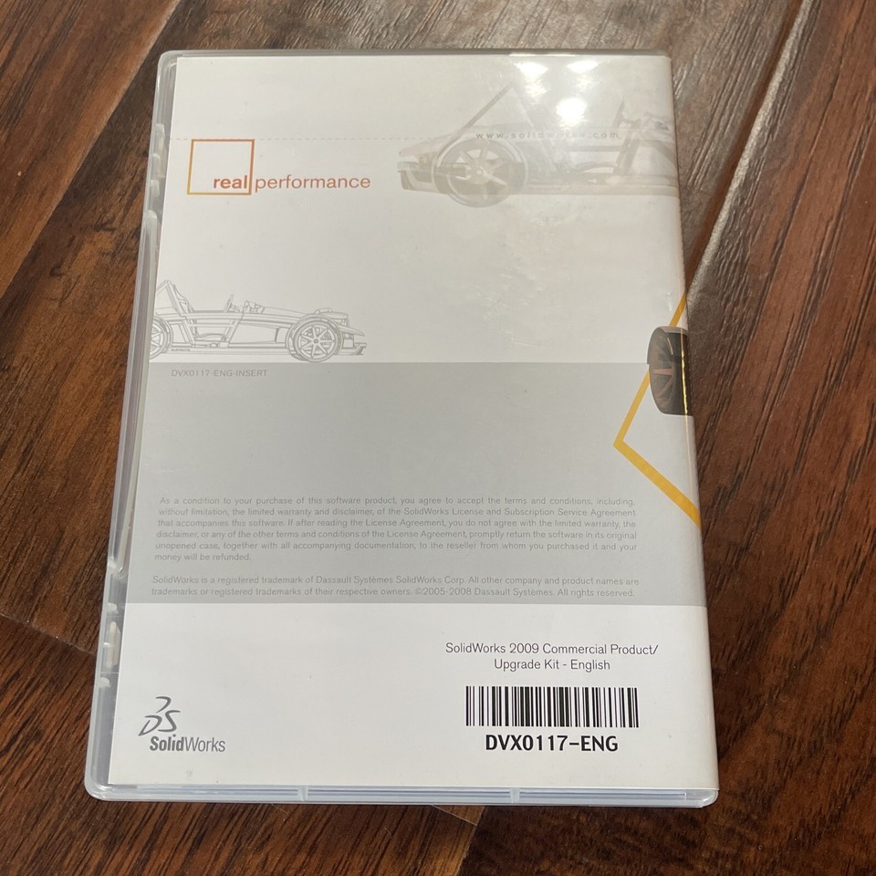 SolidWorks 2009 Software 2 Discs ONLY Windows XP 32 or 64 Vista “NO ...