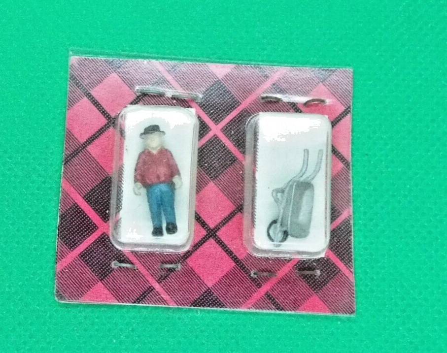 Campbell Weston Section Hand With Wheel Barrow HO Scale Figure 1226 for ...