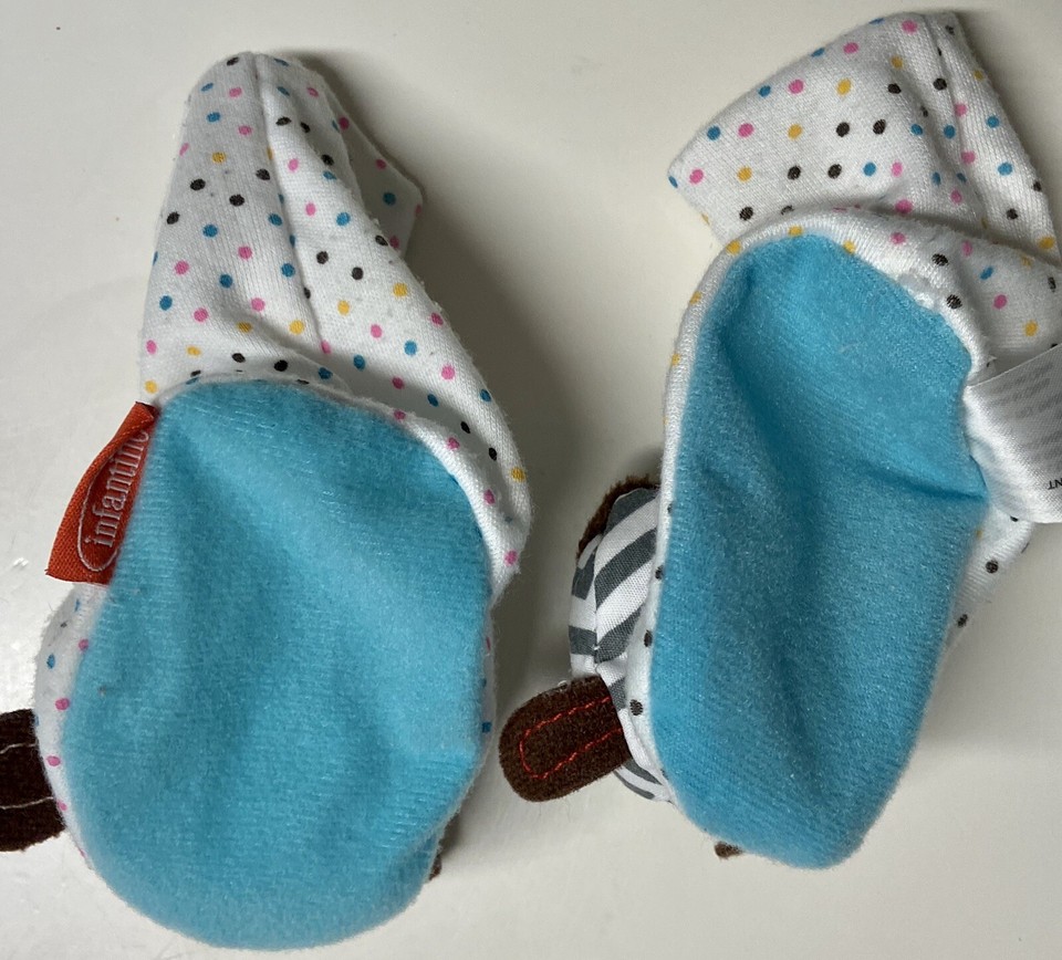 Baby Infant Infantino Foot Rattle Socks Footies Zebra Tiger Animal ...