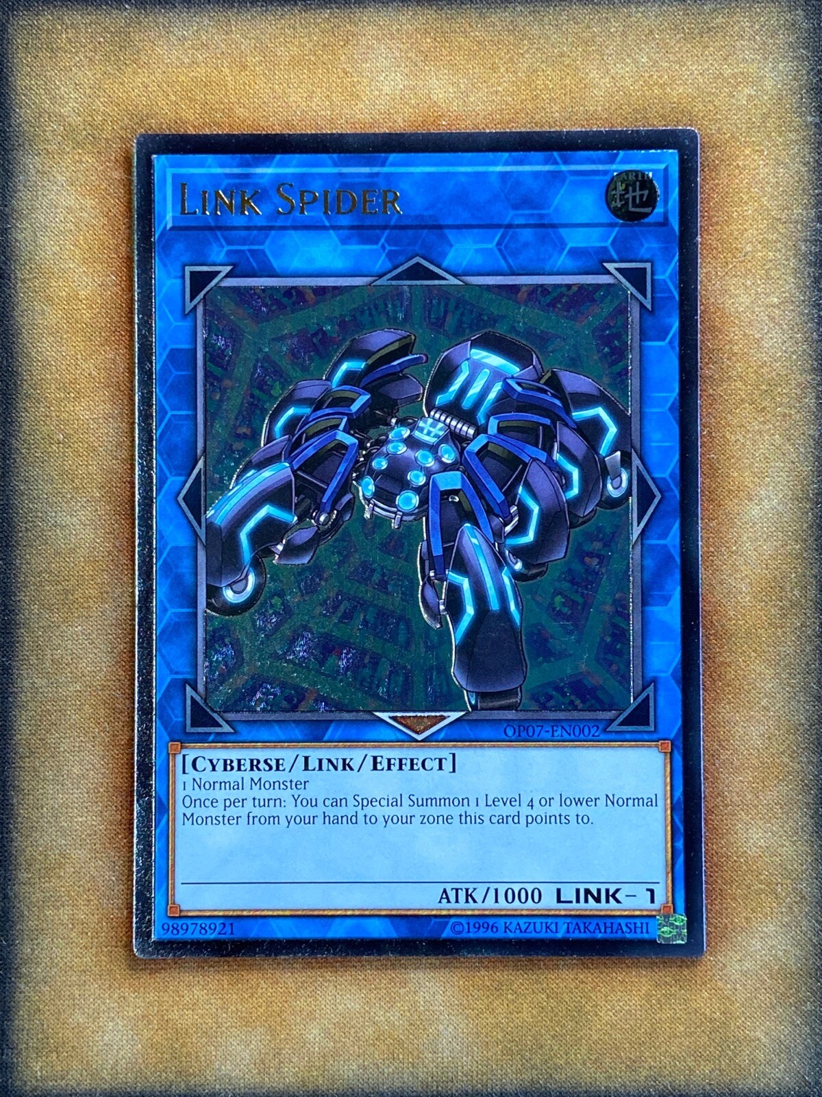 Yugioh Link Spider OP07-EN002 Ultimate Rare NM | eBay