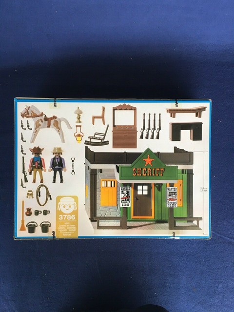 PLAYMOBIL 3423 Sheriff's Office Play Set 1992 Western for sale online ...