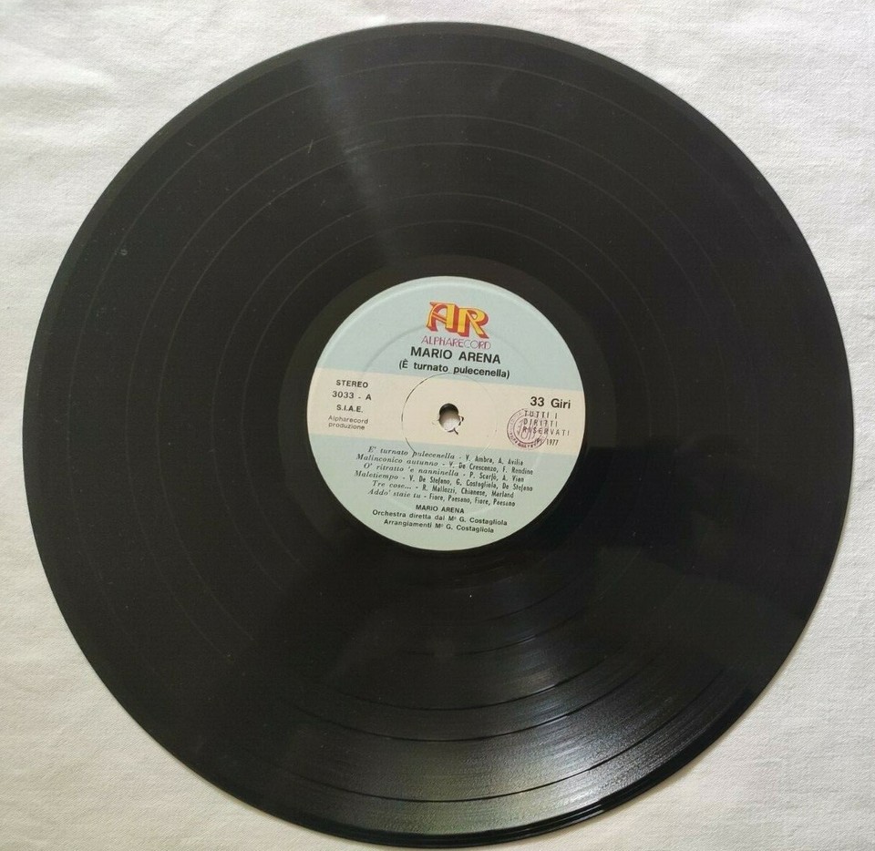 Mario Arena LP Has Returned Pulcinella 33 RPM Italy 1977 AlphaRecord ...