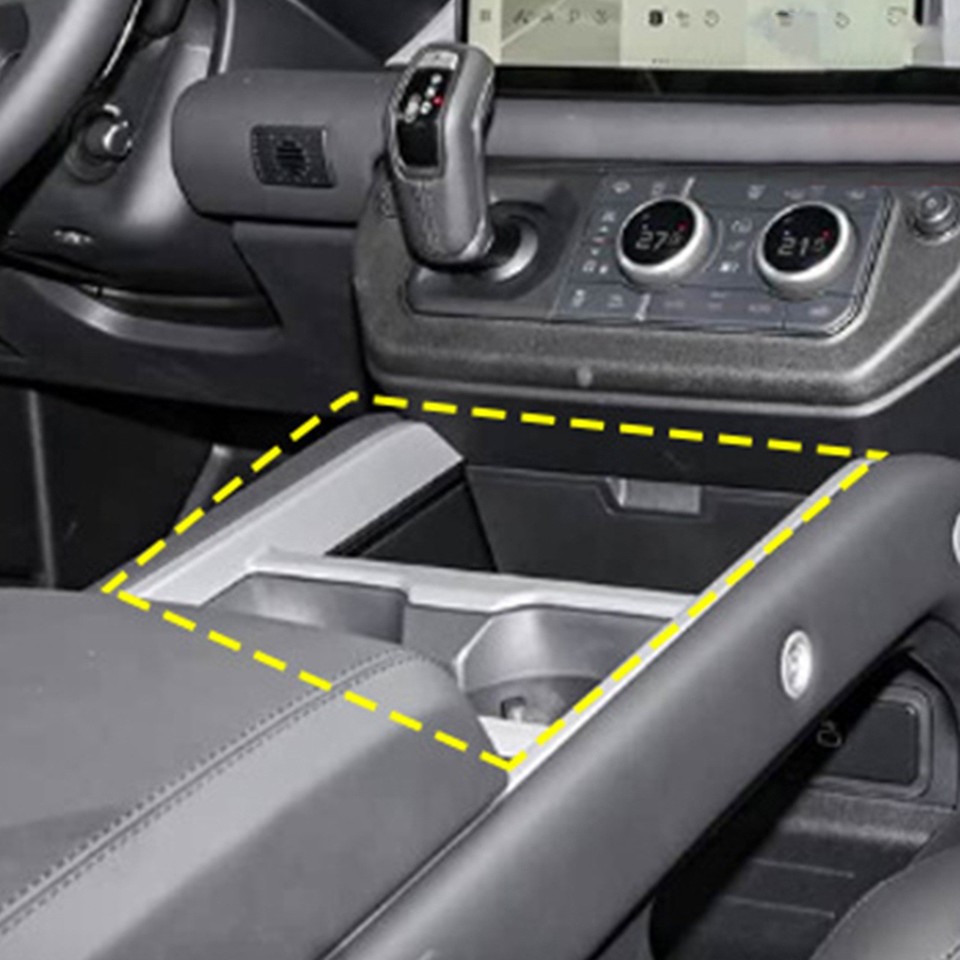 For Land Rover Defender 2025+ Carbon Fiber Gear Shift Box Panel Frame ...