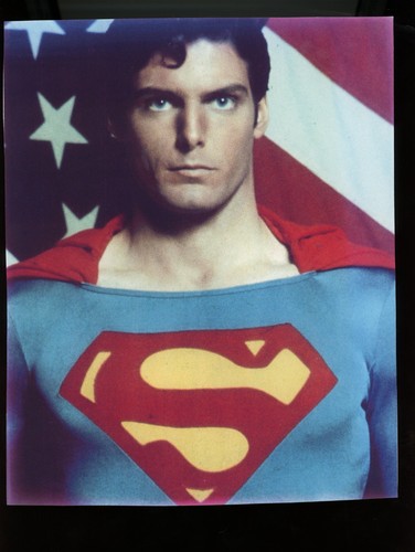 CHRISTOPHER REEVES as SUPERMAN Promotional Movie Screen Shot Press ...