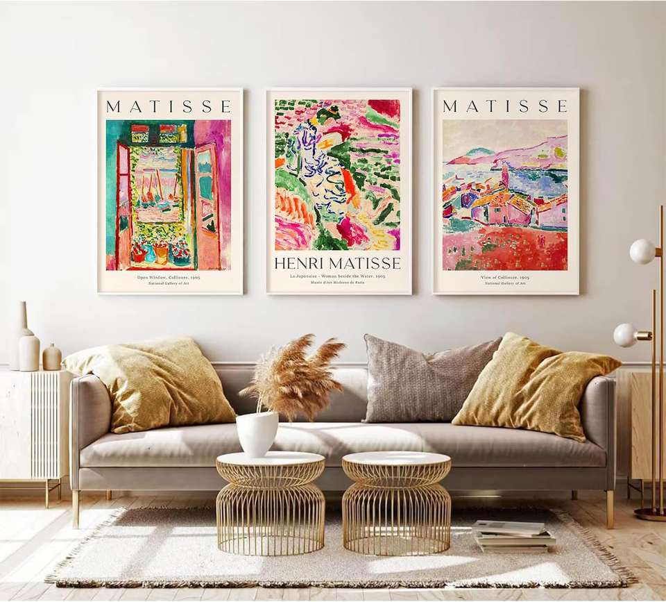Henri Matisse Wall Art Prints Set of 3 Matisse Wall Decor Aesthetic ...