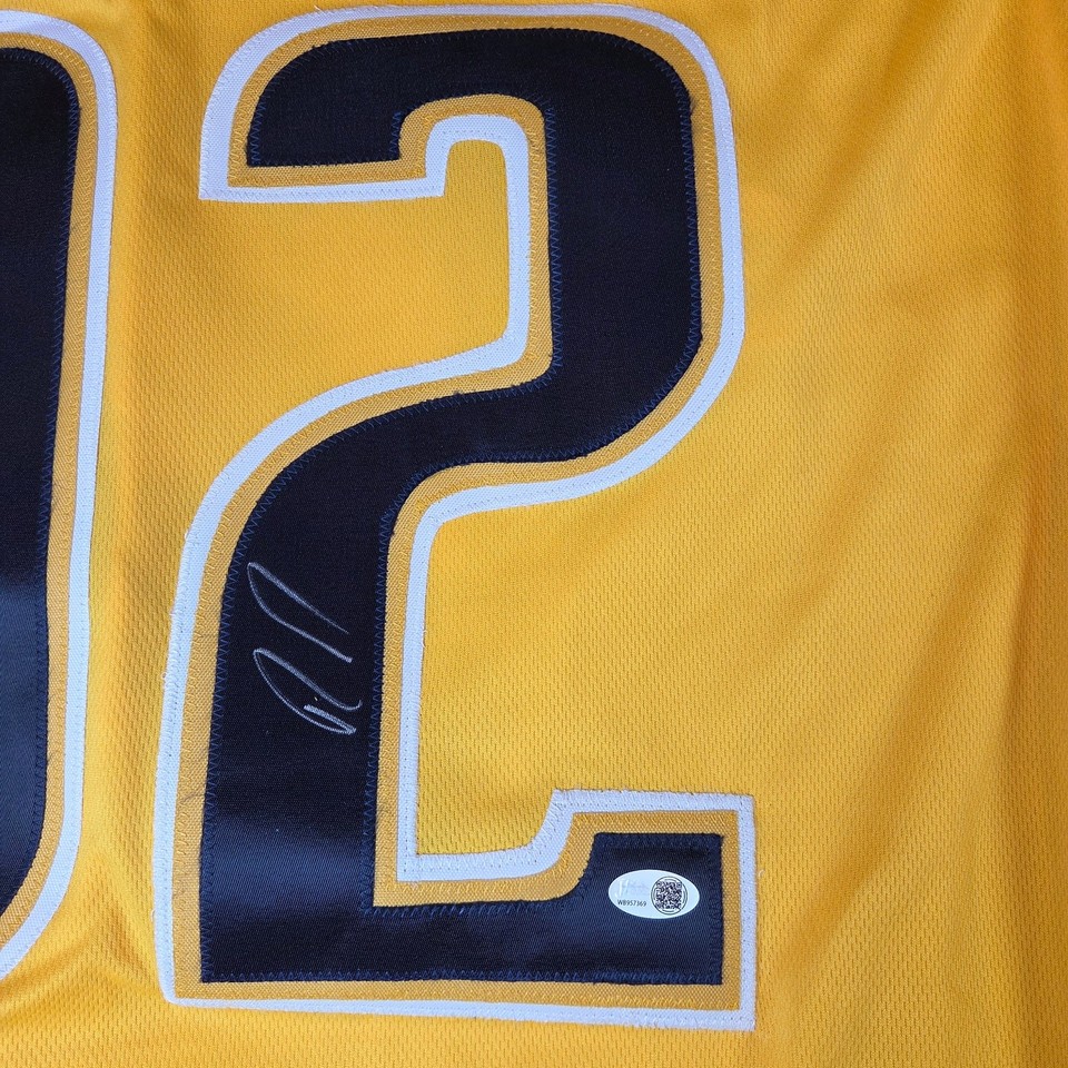 Ryan Johansen Signed Nashville Predators Custom Jersey XL JSA Witness ...