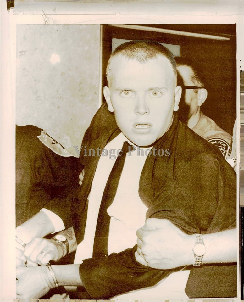 1967 Arlington Eric Wenberg Handcuffed Police Court Outburst Wire Photo ...