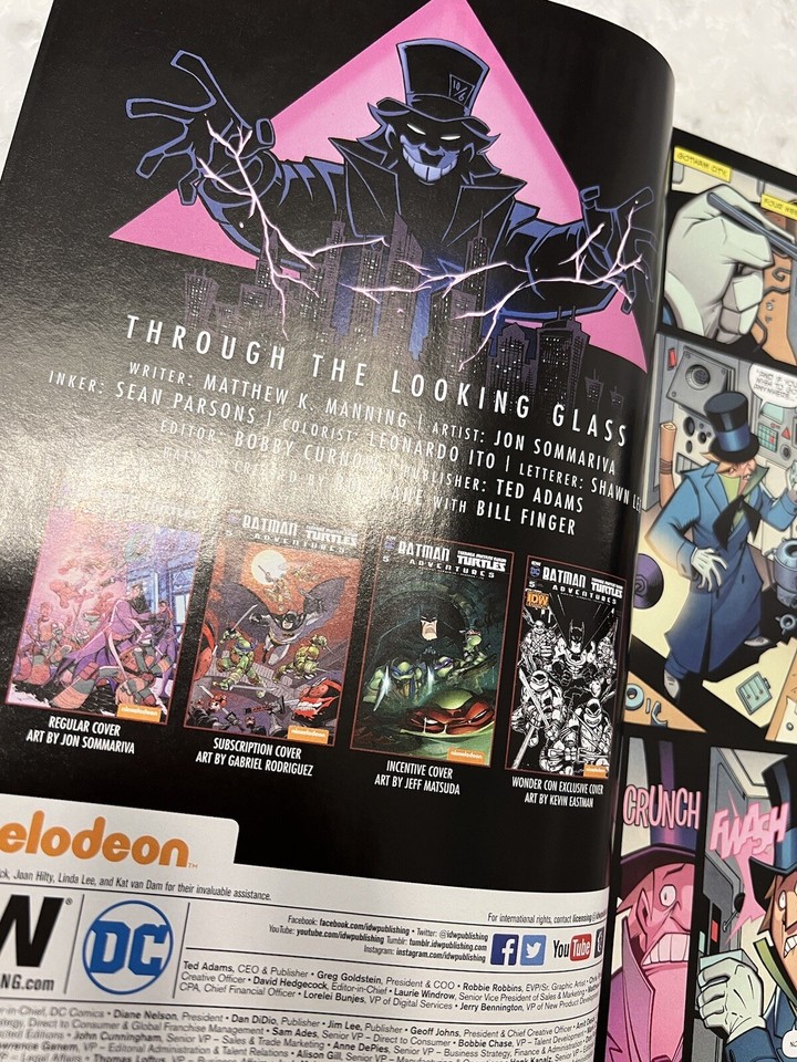 Teenage Mutant Ninja Turtles Batman Adventures #1 Comic Book Variant ...