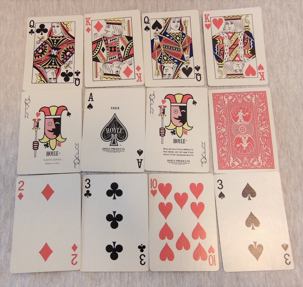 Hoyle Plastic Coated Playing Cards