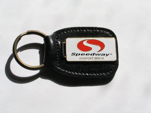 Speedway Newport Beach Raceway Keychain Leather Chain | eBay