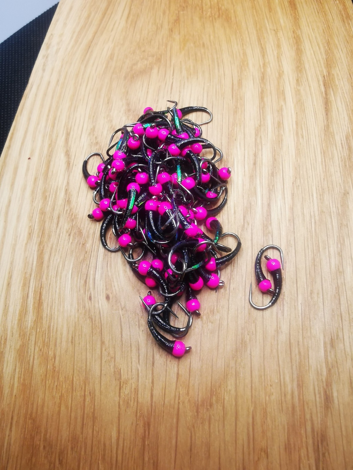 6 'Dogs Bollox Pink/Black' Bung Buzzers Barbless Size 10 - Fly Fishing ...
