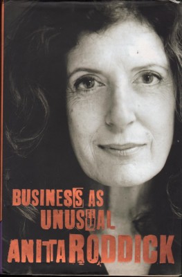 Anita Roddick BUSINESS AS UNUSUAL HC Book 9780722539873 | eBay Australia