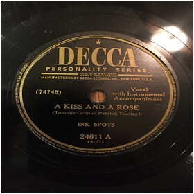 The Ink Spots - A Kiss And A Rose / A Knock On The Door 1949 Shellac ...