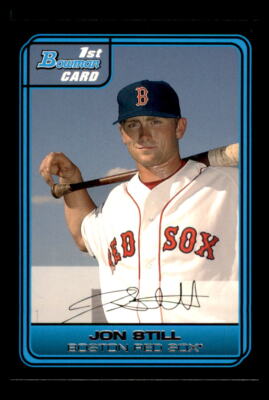 2006 Baseball Bowman 1st Card Jon Still Boston Red Sox #DP27 Blue RC | eBay